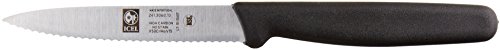 ICEL Cutlery 241306010-4" Serrated Paring Knife, Black