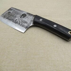 LICAIDAO Handmade Forging Kitchen Chef Knife Meat Cleaver Butcher Knife Vegetable Cutter with High Carbon Clad Steel MINI