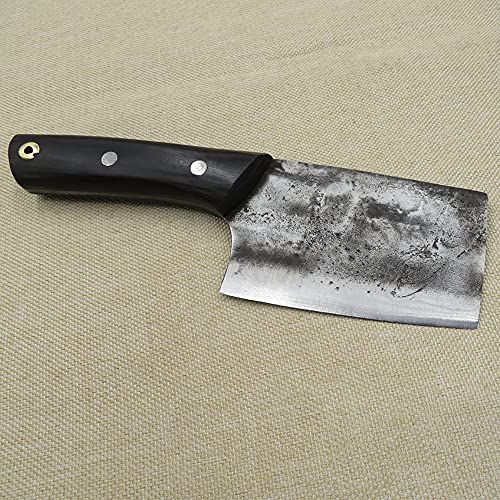 LICAIDAO Handmade Forging Kitchen Chef Knife Meat Cleaver Butcher Knife Vegetable Cutter with High Carbon Clad Steel MINI