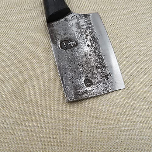 LICAIDAO Handmade Forging Kitchen Chef Knife Meat Cleaver Butcher Knife Vegetable Cutter with High Carbon Clad Steel MINI