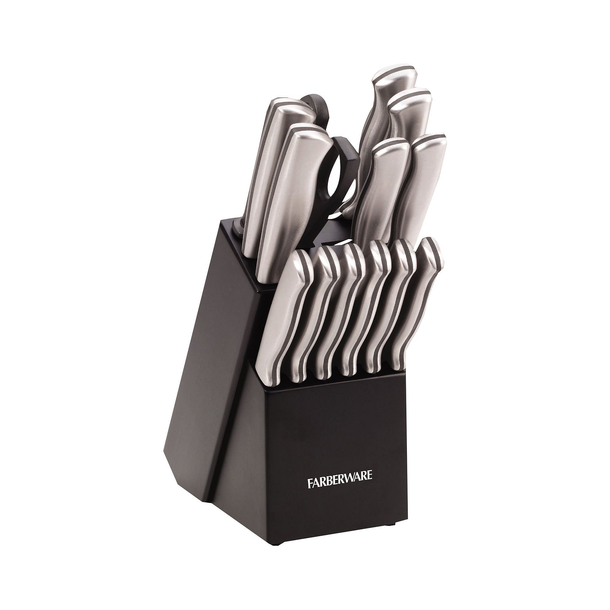 Farberware 15-Piece Stainless Steel Knife Set