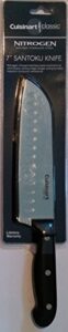 cuisinart classic 7" santoku knife with guard - nitrogen infused stainless steel - c77trn2-7san