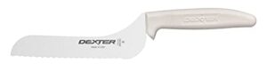 dexter-russell 5" scalloped offset slicer, s163-5sc-pcp, sani-safe series