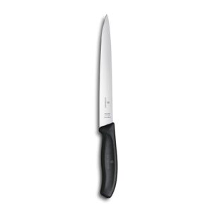 victorinox swiss classic 8-inch fillet knife, with straight flexible blade, multicolor