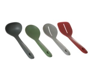 joseph joseph duo 4 piece in-drawer utensil set, plastic