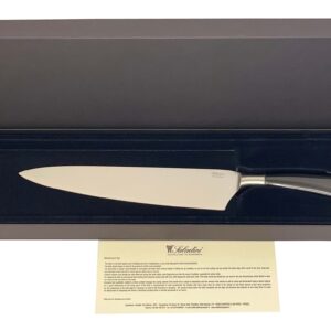 Coltelleria Saladini Stainless Steel Chef’s Knife with Buffalo Horn Handle, 8-Inch