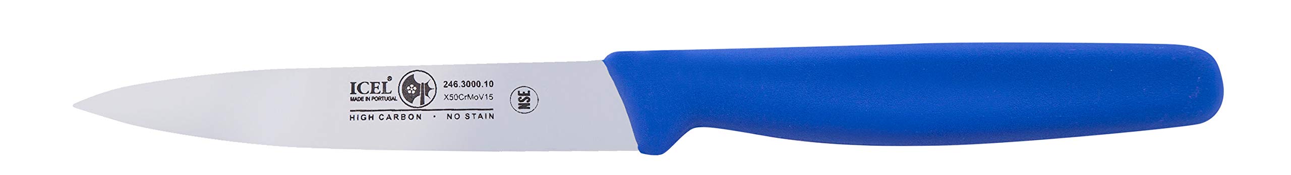 Light 'n' Mighty 4 Inch Straight Paring Knife, Blue Handle