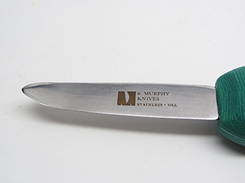 UJ Ramelson Co R Murphy New Haven Oyster Knife Shucker (Green Handle)