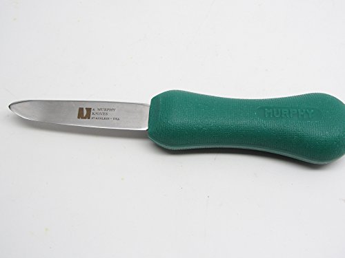 UJ Ramelson Co R Murphy New Haven Oyster Knife Shucker (Green Handle)