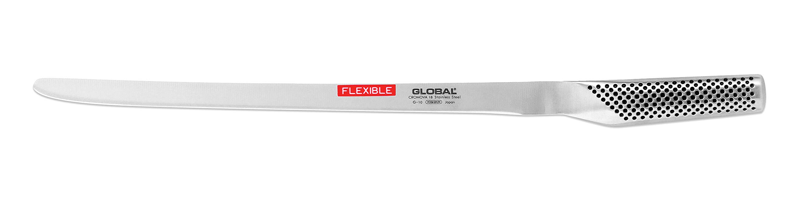 Global G-10 12-1/2-Inch Flexible Slicing Knife, 12.5", Stainless Steel