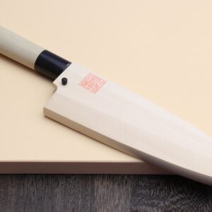 Yoshihiro Shiroko High Carbon Steel Kasumi Deba Japanese Fillet Chef's Knife 7inch(180mm)