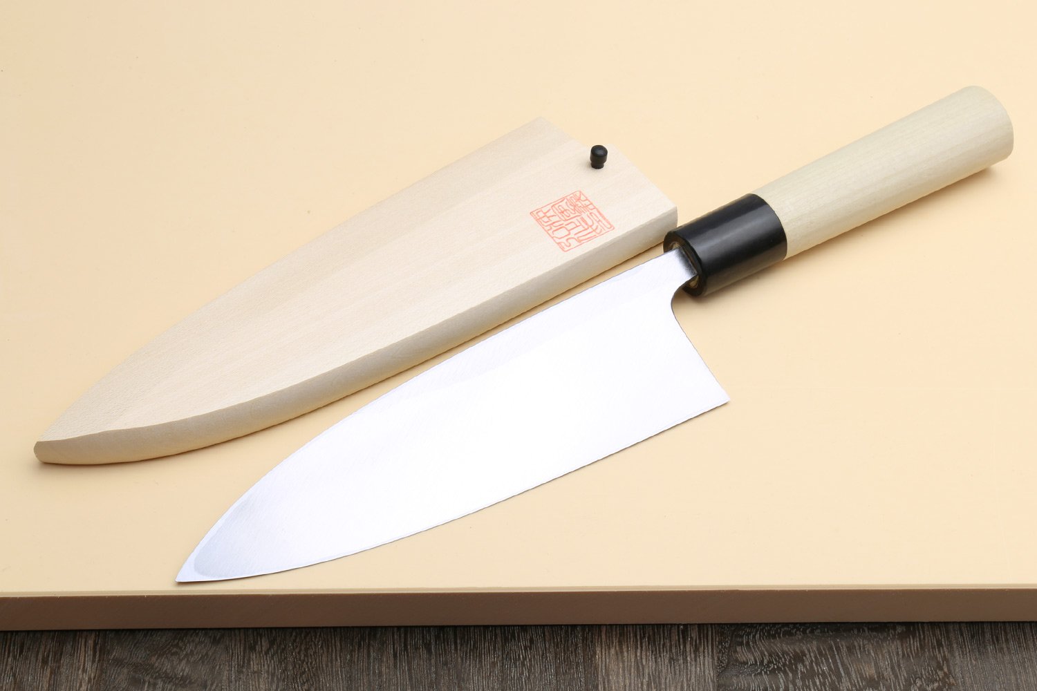 Yoshihiro Shiroko High Carbon Steel Kasumi Deba Japanese Fillet Chef's Knife 7inch(180mm)