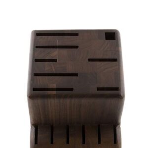 ZWILLING KRAMER 14-slot Walnut Knife Block