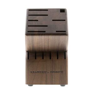 ZWILLING KRAMER 14-slot Walnut Knife Block