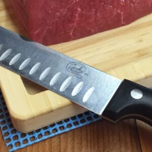 Professional Meat Cutting Knife - the Ultimate 100% Steel Slicing Knife - Slice Meat Like the Pros (14")