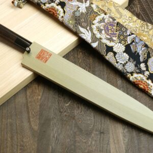 Yoshihiro Shiroko High Carbon Steel Kasumi Yanagi Rosewood Handle Sushi Sashimi Chef Knife (11.8'' (300mm))