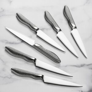 Global Fine Edge Steak Knife Set (6 Piece) - Made in Japan