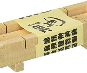 JapanBargain, Sushi Press Maker Rectangular Wooden Oshizushi Box Sushi Mold Oshizushihako, 8.5 inch x 2.75 inch