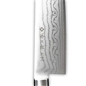 Toijro DP Damascus 7-inch (180mm) Nakiri Knife