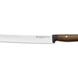 Wüsthof Urban Farmer 9" Serrated Bread Knife, Brown