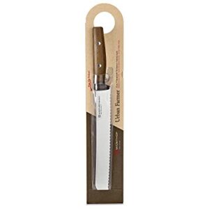 Wüsthof Urban Farmer 9" Serrated Bread Knife, Brown