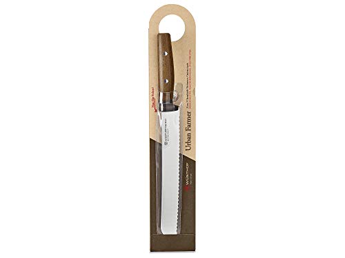 Wüsthof Urban Farmer 9" Serrated Bread Knife, Brown