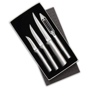 RADA Meal Prep 4-Piece Paring Knife Gift Set With Knifer Sharpener