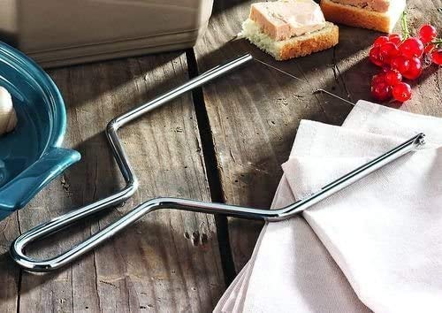 Le Thiers Premium Sturdy 10 cm / 3.94-in Stainless Steel Cheese Slicer / Lyre For Hard & Soft Cheeses by Roger Orfevre