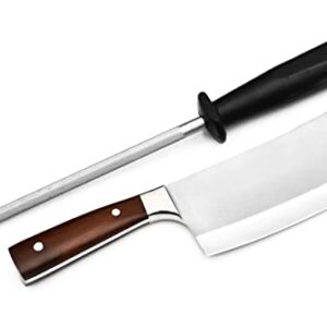 ALZAFASH Meat Cleaver with Knife Sharpener