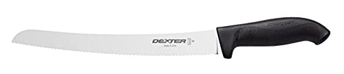 10" Scalloped Bread Knife, Black