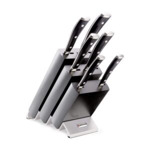 Wüsthof Classic Ikon Knife Block Set - 7 pcs - Black