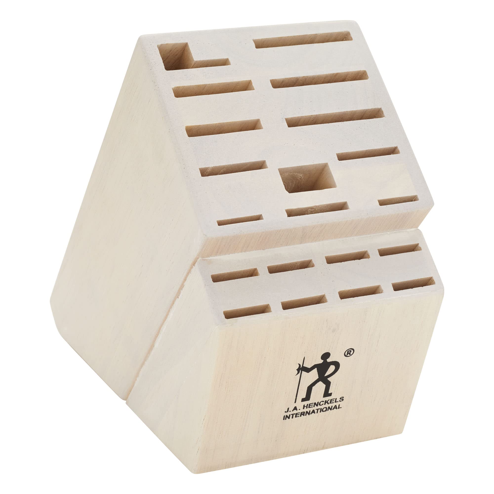 HENCKELS 19-Slot Knife Storage Block - White