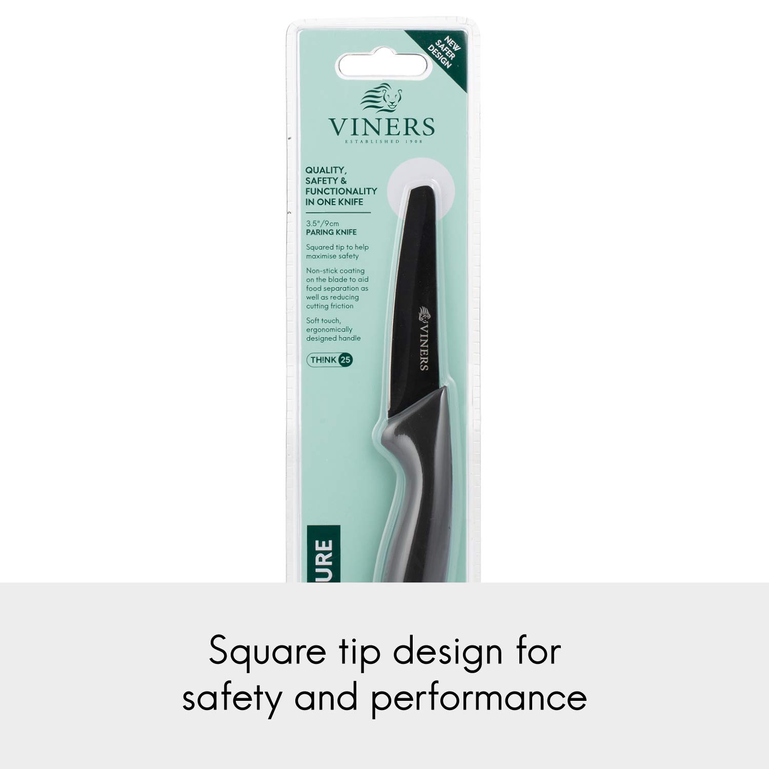 Viners Assure 3.5" Paring Safety Knife, 3.5inch