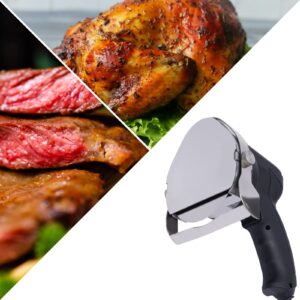 DYRABREST Hand-Held Electric Kebab Knife,Professional Shawarma Meat Cutter Machine Gyro Blade,Commercial Stainless Steel Kebab Slicer