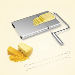 LUTER 10pcs Cheese Slicer Wire, Cheese Slicer Replacement Wires Cheese Cutter Wires for Slicing Soft Cheeses, Pâtés