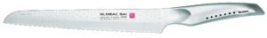 global sai-05, sai bread knife, 9", stainless steel