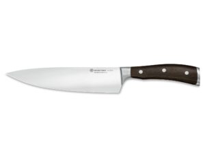 wusthof ikon cook's knife, 8 inch, brown