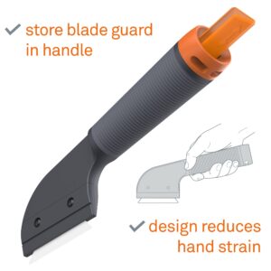 Slice 10497, Mini Cleaver with Slice Ceramic Blade, Reduce Hand Strain, with Blade Cover, Blade lasts 11x As Long as Metal, 1 Pack