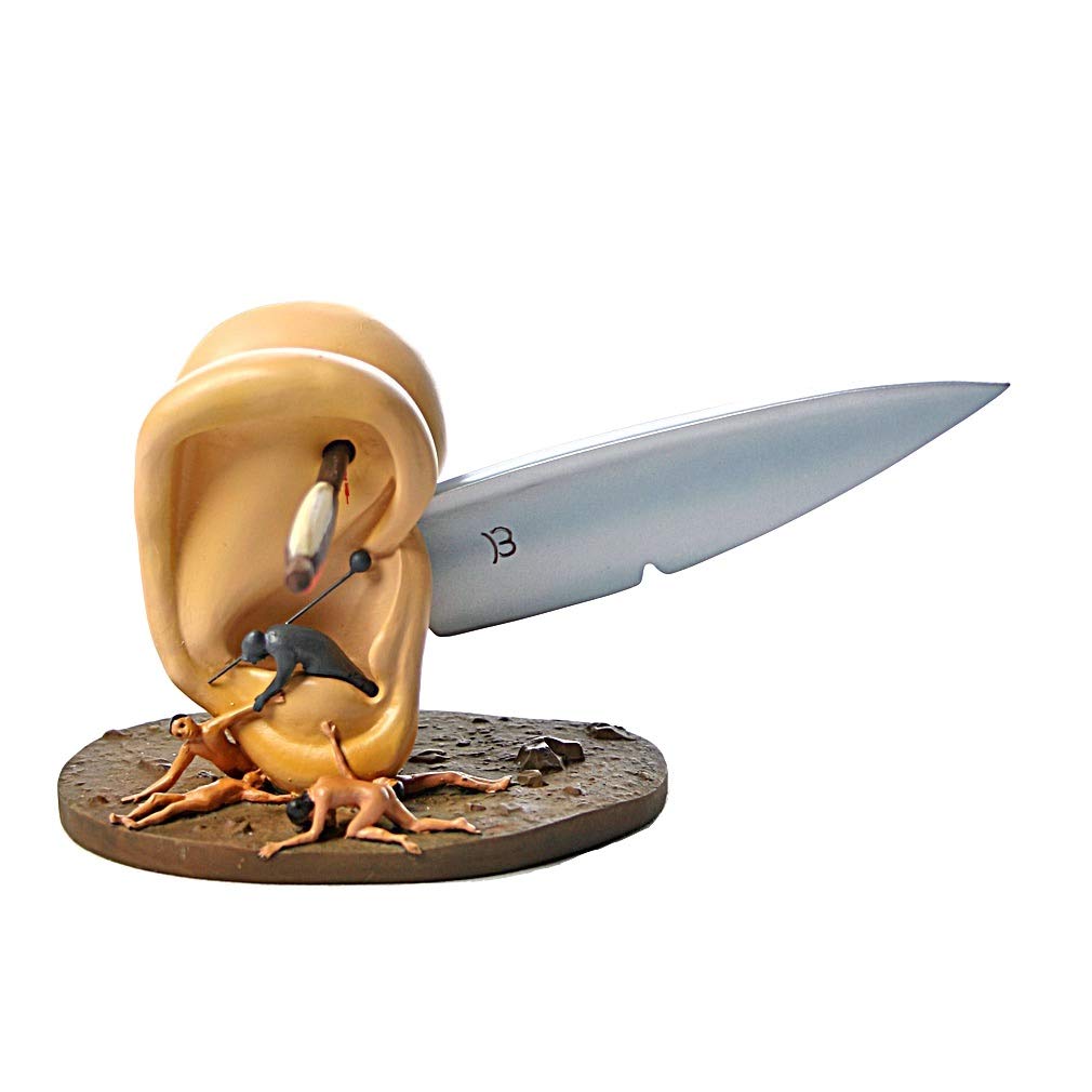 Parastone Ears with Knife Larger by Hieronymus Bosch from Garden of Earthly Delights Collectible Figurine