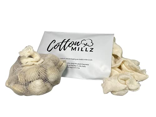 CM 24" 100% Cotton Clam Bake, Seafood, Shellfish Boiling Bags (Pack of 25)