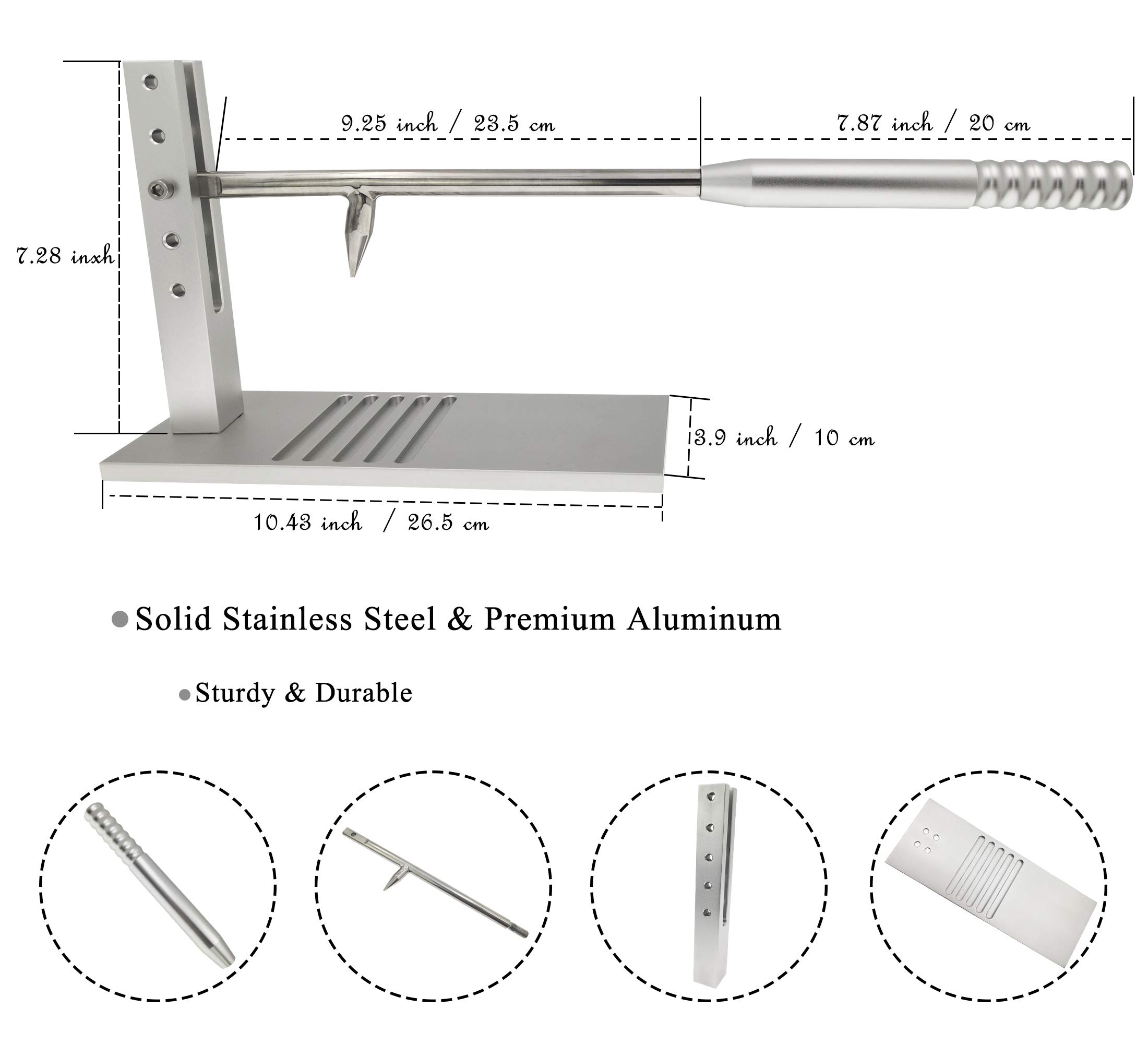 TripDock Professional Oyster Shucking Kit - Premium Oyster Opener Tool with Oyster Knife & Oyster Baking Dish - fit for BBQ Party