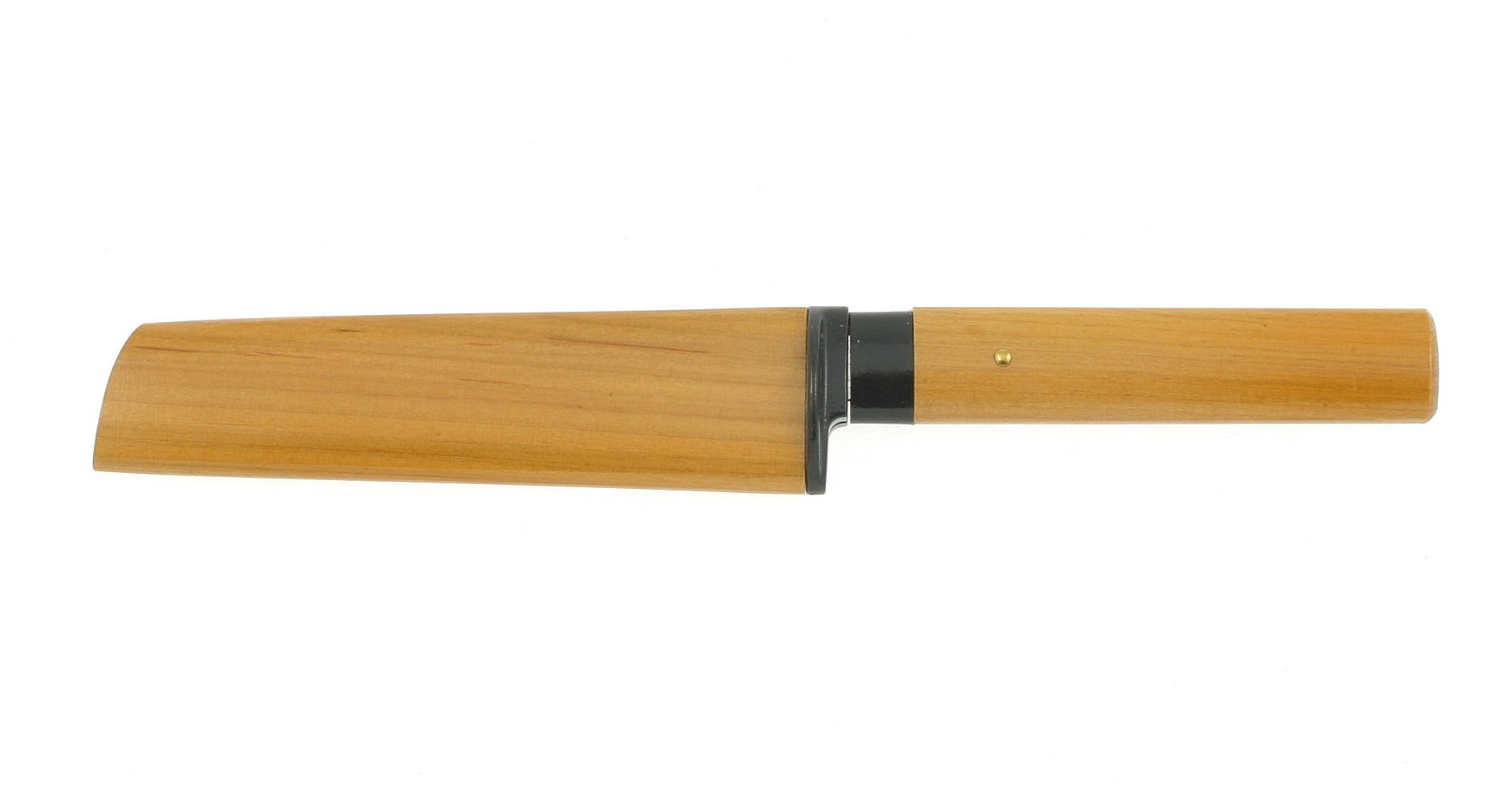 Kotobuki Cheese Knife with Wood Cover, Brown