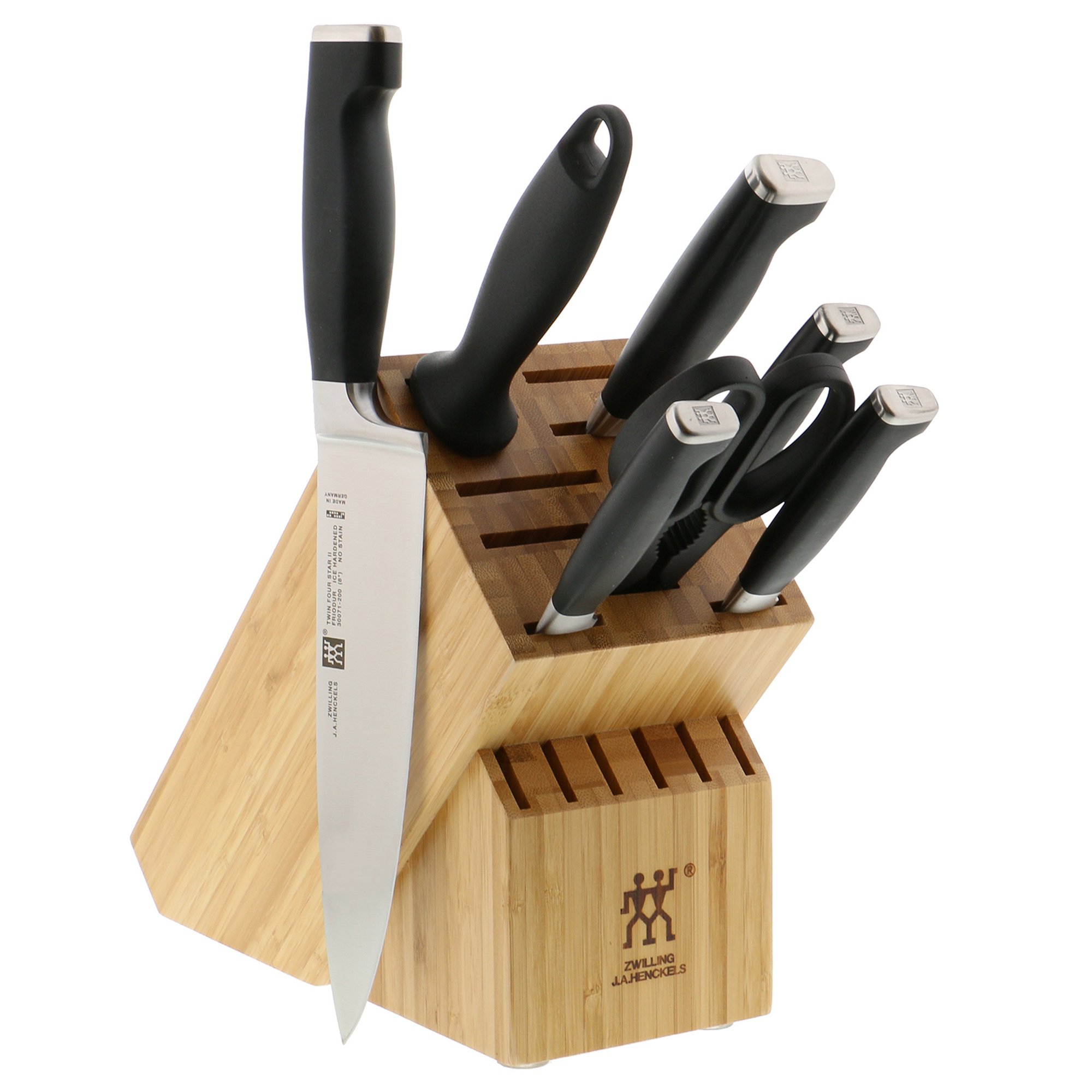 Zwilling J.A. Henckels Twin Four Star II 7-Piece Knife Set with Block