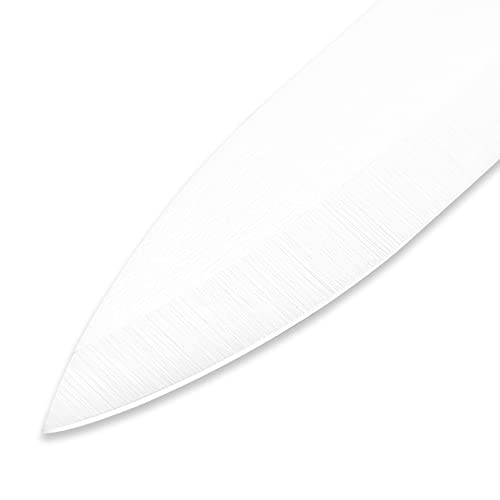 LIANGTAI Ceramic Knife 5 Inch Kitchen Utility Knife【Blade Thickness 1.8mm】 (Pink Handle)