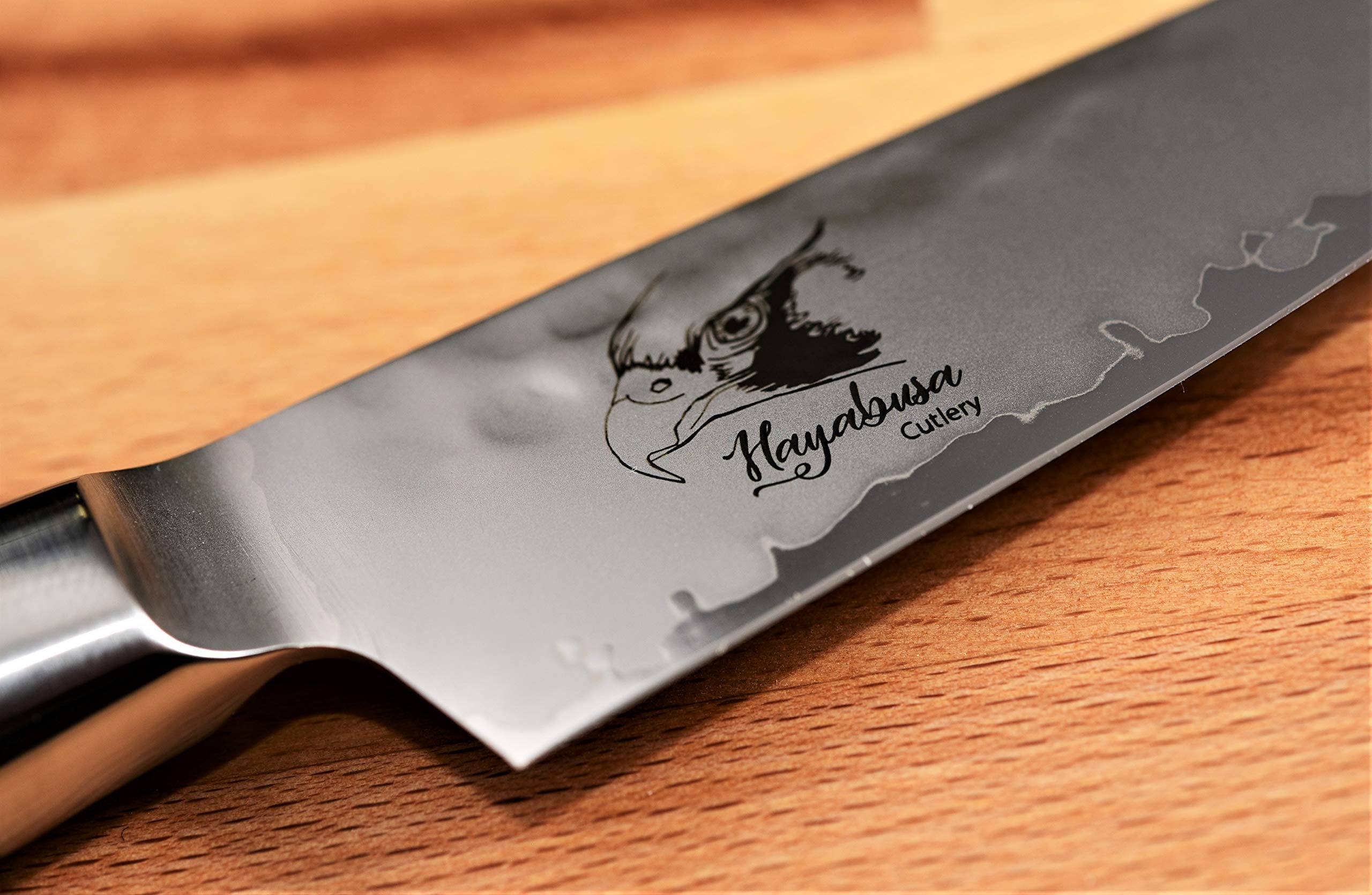 Hyabusa Cutlery Hyabusa Sashimi Knife, 9.5-Inch, Burgundy