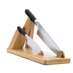 Kamikoto - Senshi Dual Knife Set with Wooden Display Stand