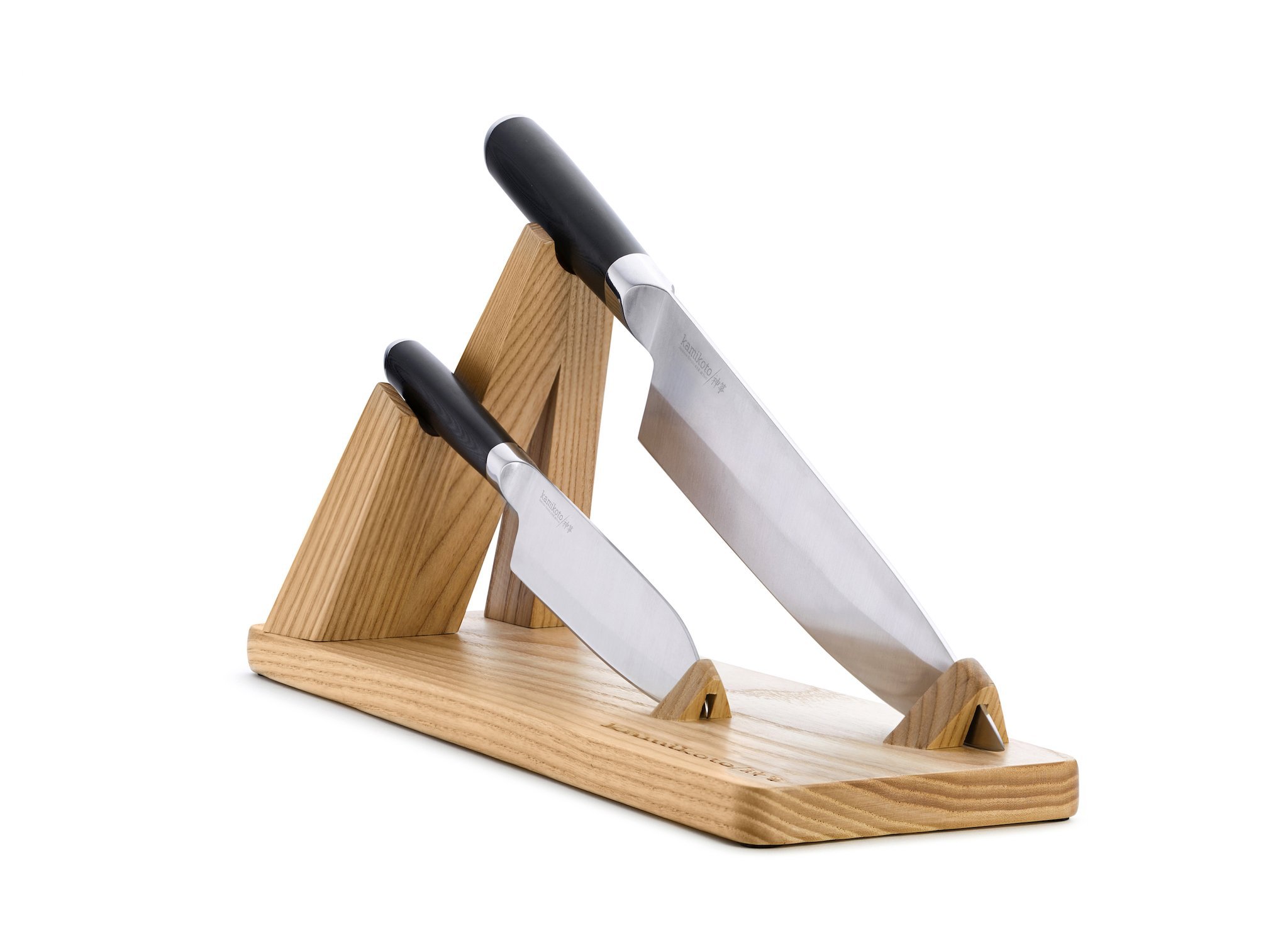 Kamikoto - Senshi Dual Knife Set with Wooden Display Stand