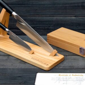 Kamikoto - Senshi Dual Knife Set with Wooden Display Stand