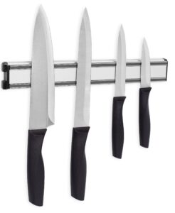 internet’s best magnetic knife rack - 12.5 inch - knife storage bar strip - aluminum - metal knives, utensils and kitchen sets holder