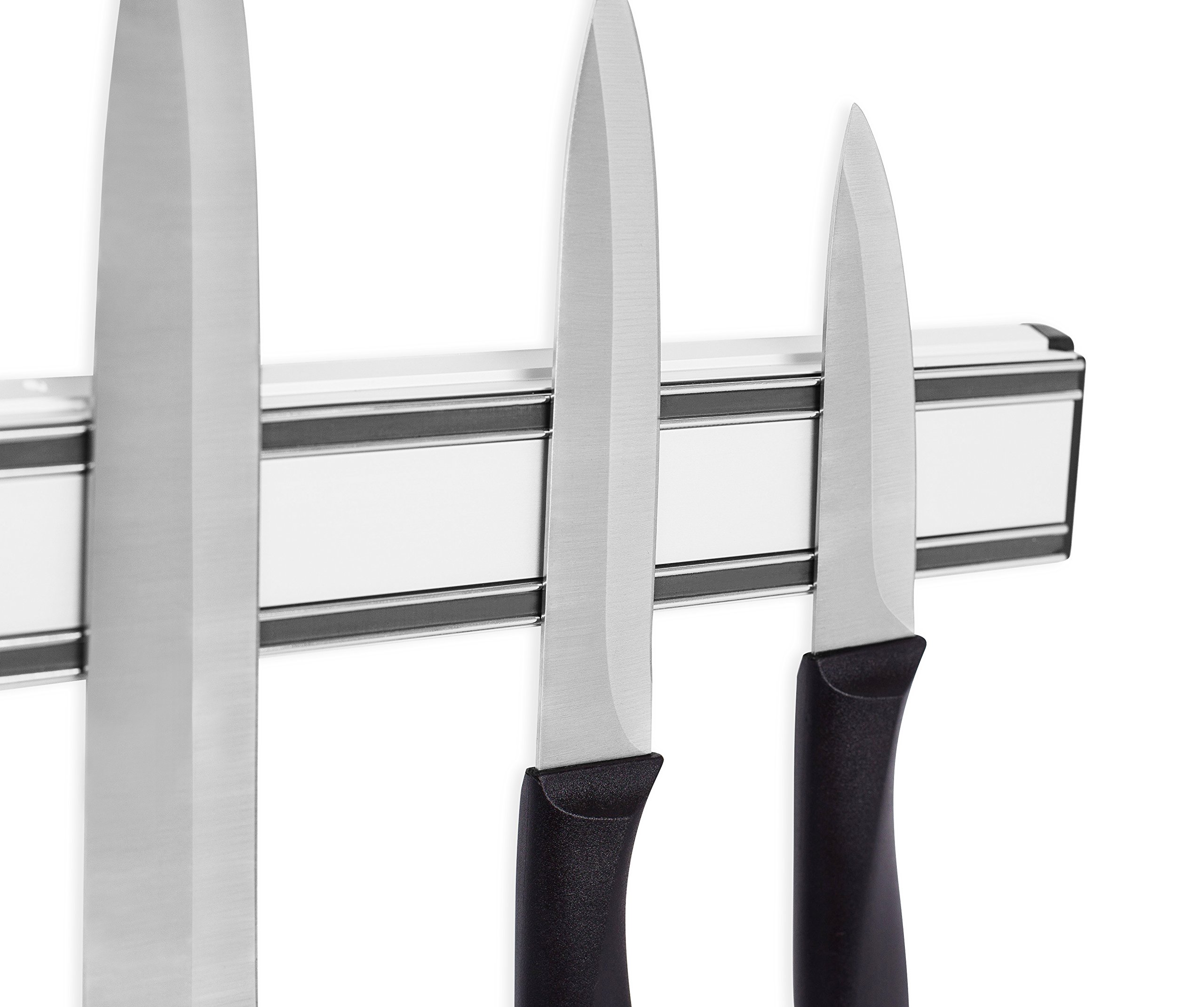 Internet’s Best Magnetic Knife Rack - 12.5 Inch - Knife Storage Bar Strip - Aluminum - Metal Knives, Utensils and Kitchen Sets Holder